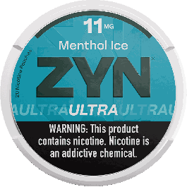 Buy ZYN Ultra Menthol Ice 11mg From $4.25 Online - Fast Shipping