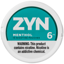 Buy ZYN Menthol 6MG Online - Fast Shipping