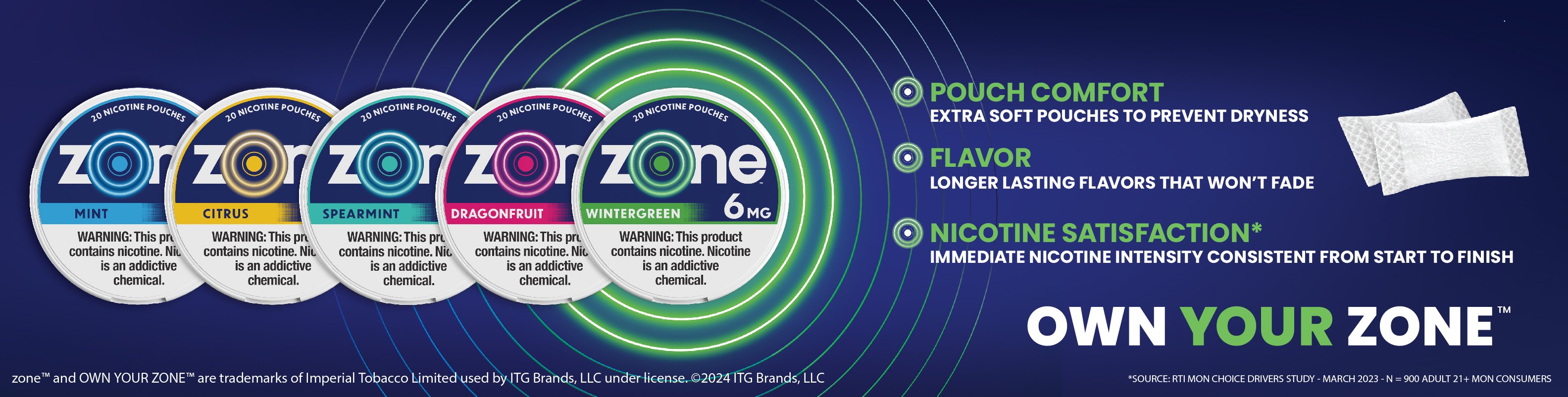 Buy zone nicotine pouches online - All zone flavors