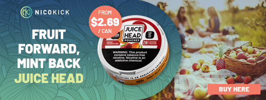Juice Head Nicotine Pouches - Buy Online From $2.69