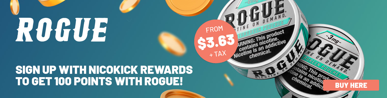 Rogue Nicotine Pouches - Buy Online with Fast Shipping
