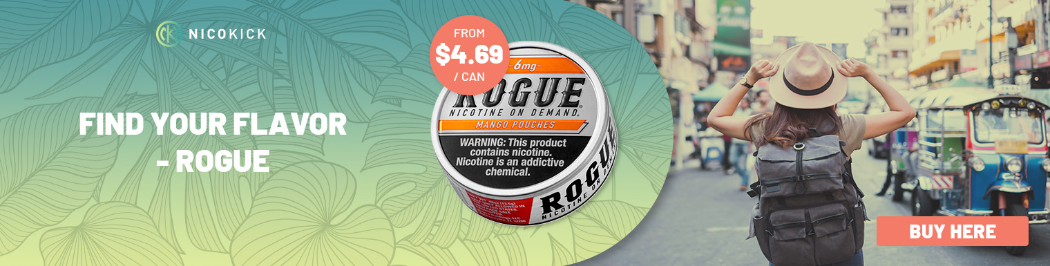 Rogue Nicotine - Buy Rogue Nicotine Pouches Online - Nicokick