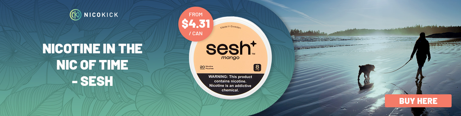 Sesh Nicotine Pouches - Fast shipping - Nicokick