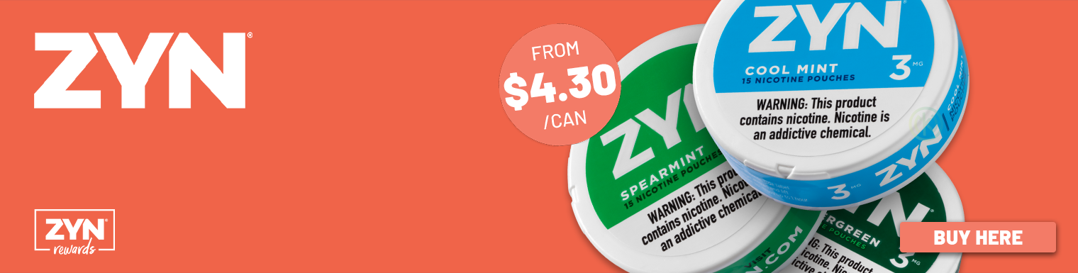 ZYN Pouches - Buy Online & Shop All ZYNs at Low Prices